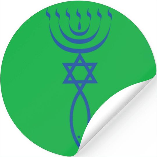 The Messianic Jewish Seal Of Jerusalem Stickers