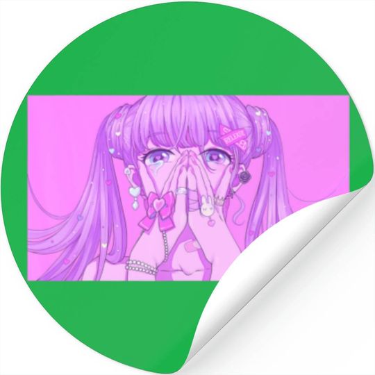 Pastel Goth Yami Kawaii Pink Aesthetic Menhera Ani Stickers