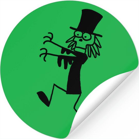 Wizard101 Doodle Ghoul (Black & White) Stickers