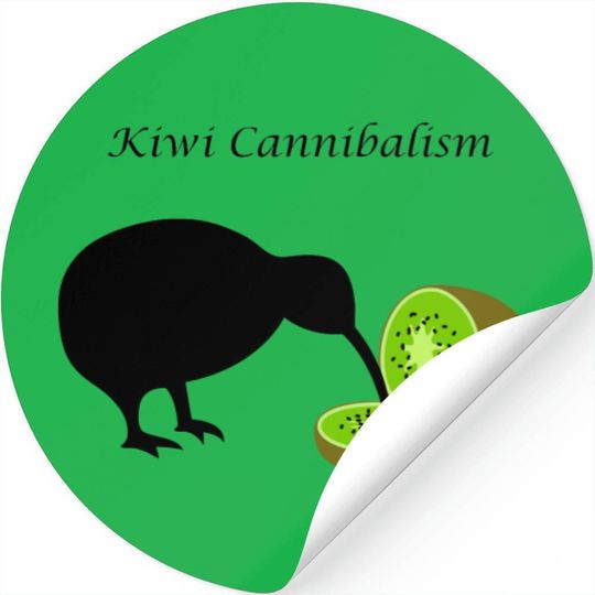 Kiwi Cannibalism Stickers