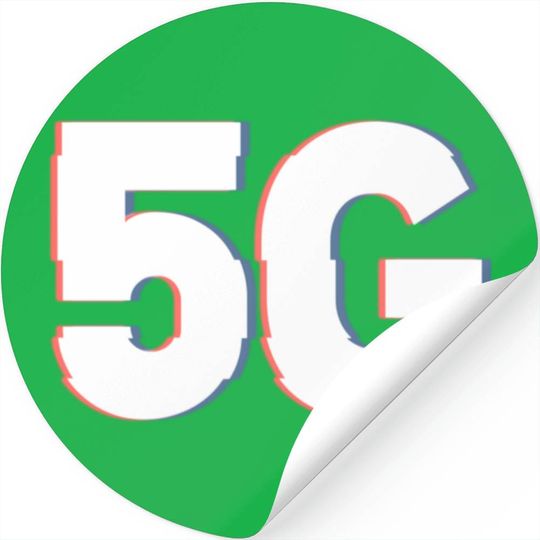 5G Technology Warning Stickers