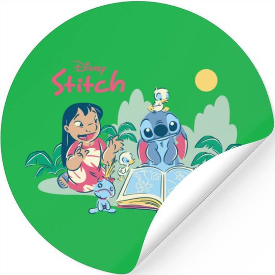 Lilo & Stitch | Reading The Ugly Duckling Stickers