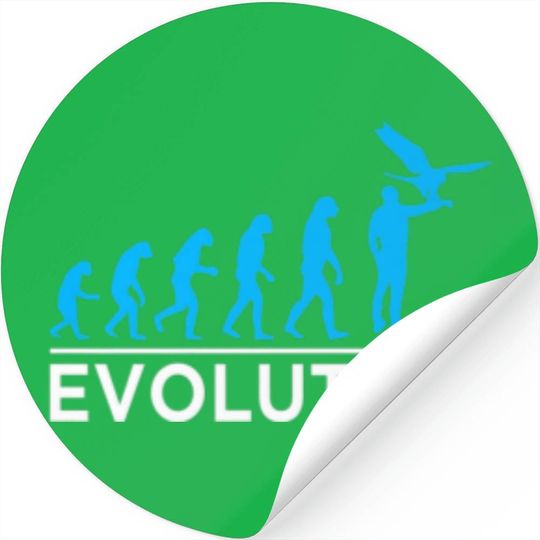 Falcon Falconry Evolution Design For Falconer Stickers