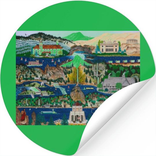 Celebrating The Columbia River Gorge Stickers