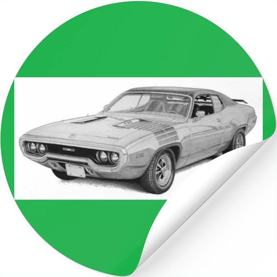 Mopar - Plymouth - Road Runner - Satellite - GTX Stickers