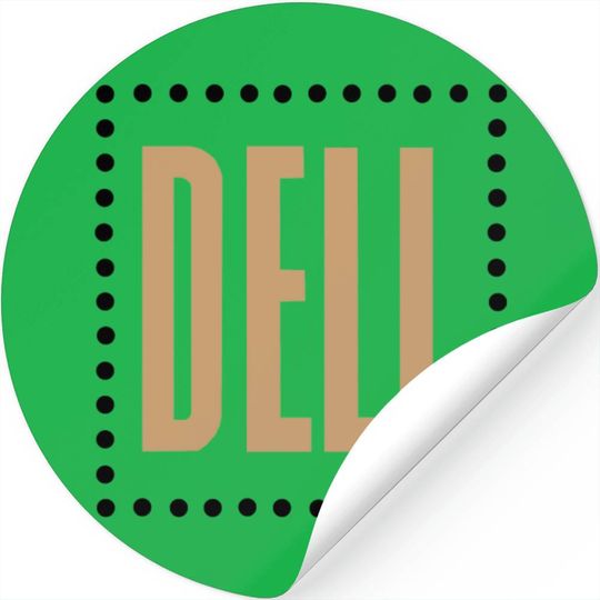 Vintage Dell Logo Stickers