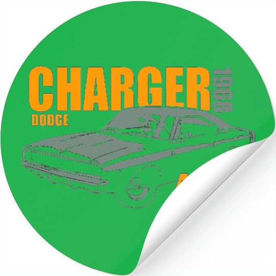 Mopar - Dodge Charger - 1968 Stickers
