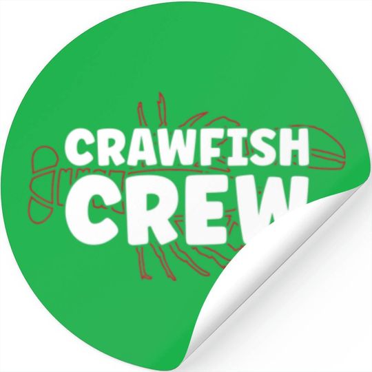 Cajun Crawfish Crew Crayfish Crawdads Boil Stickers