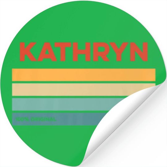 My Name Is Kathryn Funny Name Tag Stickers