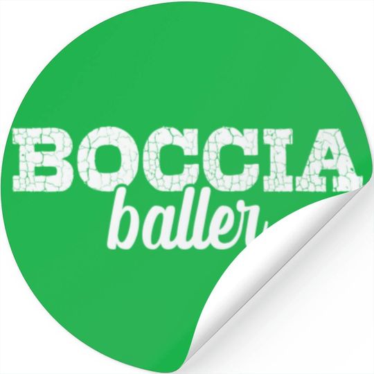 Boccia Baller Mit Kugel Und Präzision Stickers