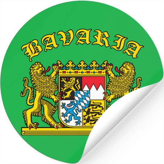 Bavaria Coat Of Arms Ts And Products Stickers