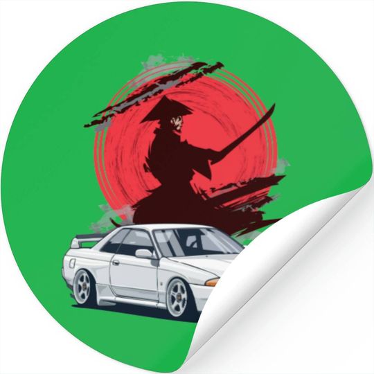 Samurai R32 Japanese Car Stickers