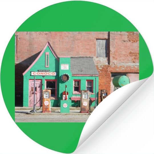 Route 66 Old Conoco Station Stickers