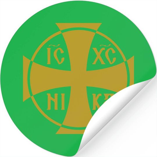 IC XC NIKA Christogram Jesus Christ Conquers Stickers