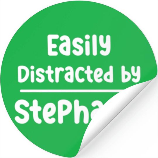 My Name Is Stephanie Funny Name Tag Stickers