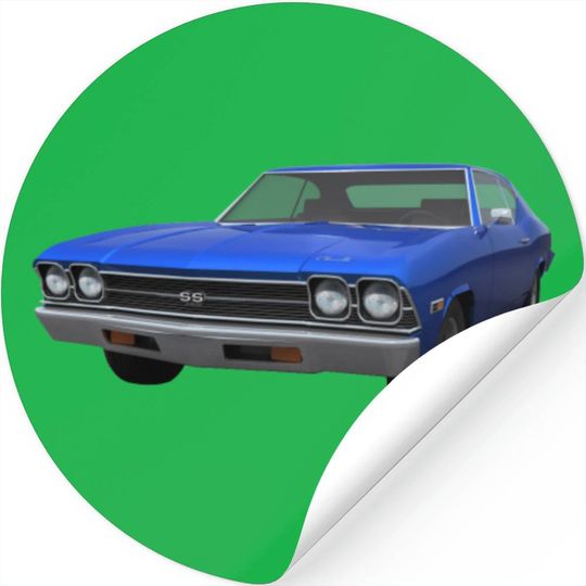1969 Chevelle SS: Blue Finish Stickers
