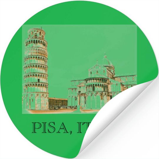 The Baptistery Of St John - Leaning Tower Of Pisa Stickers