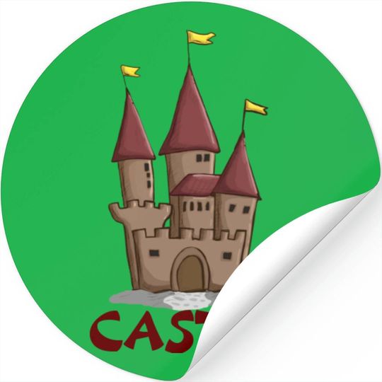 Medieval Fantasy Castle Stickers