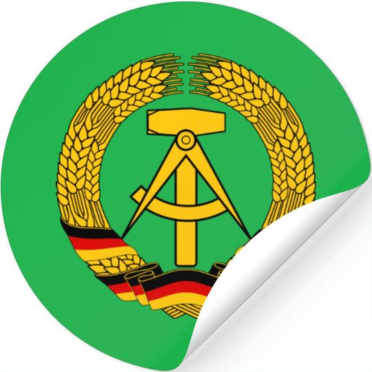 Emblem Der DDR - National Emblem Of The GDR Stickers