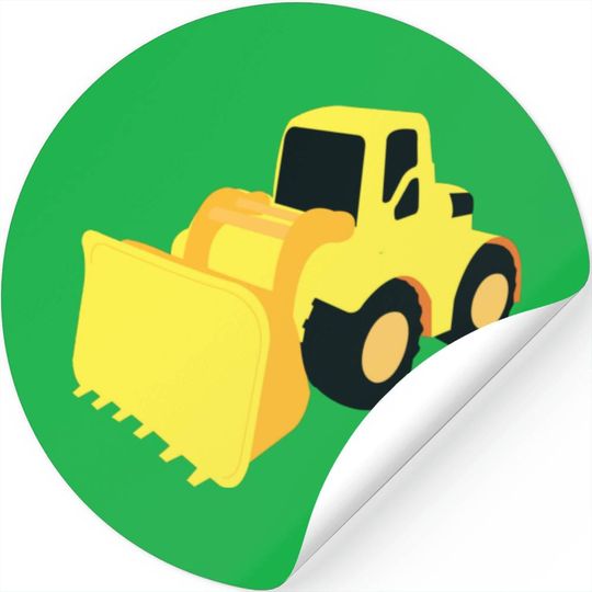 Front End Loader Construction Truck Stickers