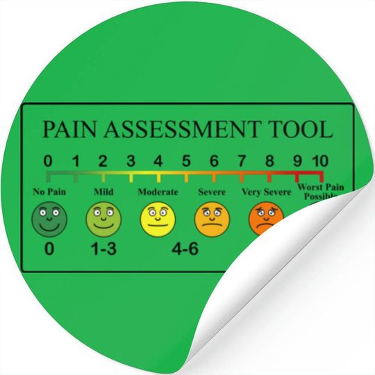 Pain Assessment Tool Stickers
