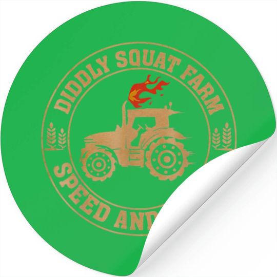 Perfect Tractor Design Diddly Squat Farm Speed And Stickers
