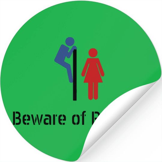 Beware Of Perverts Stickers