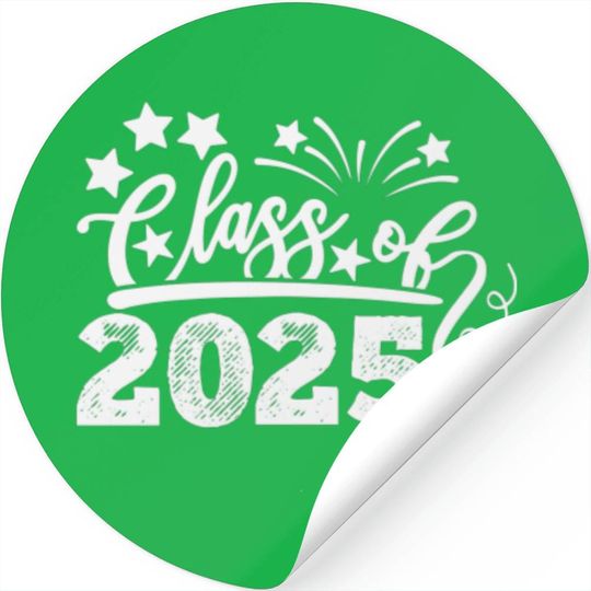 Class Of 2025 High School College Graduation Stickers