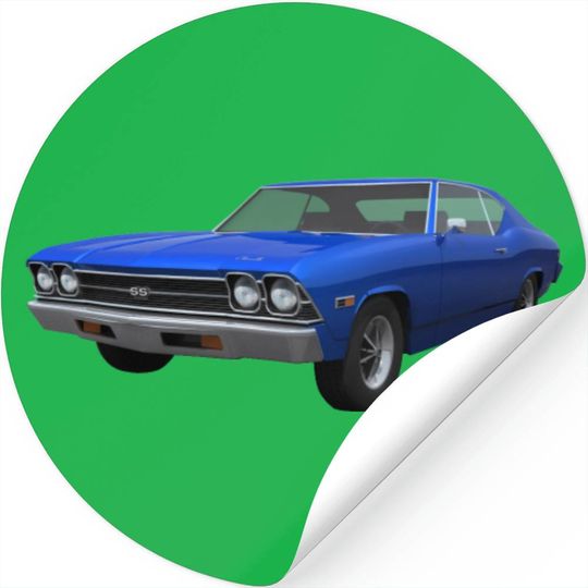 1969 Chevelle SS: Blue Finish Stickers