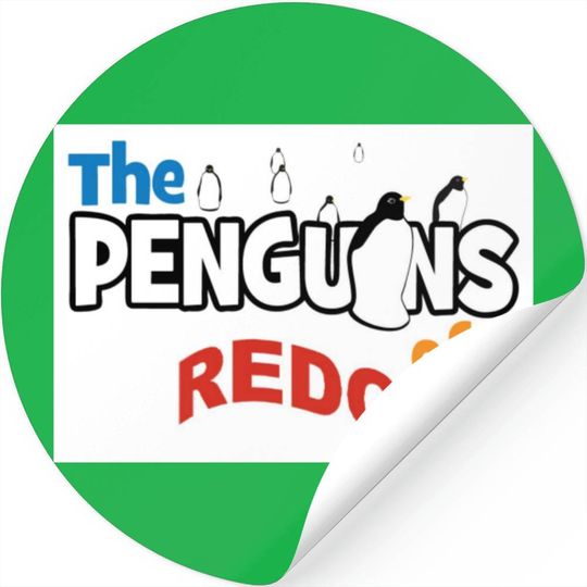REDCAR The Penguins Of Redcar Full Color Stickers