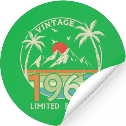 Vintage 1963 Limited Edition 59Th Birthday 59 Year Stickers