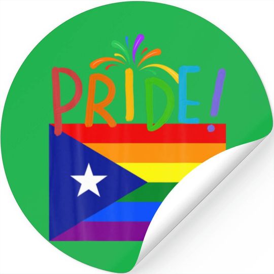 Puerto Rican Flag - LGBTQ Boricua - Puerto Rican G Stickers