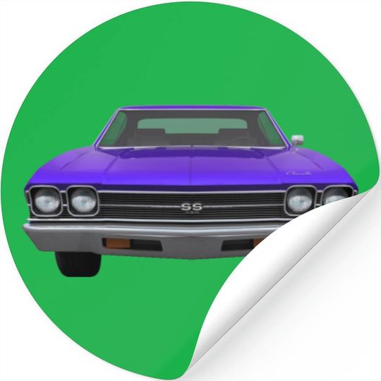 1969 Chevelle SS: Purple Finish Stickers