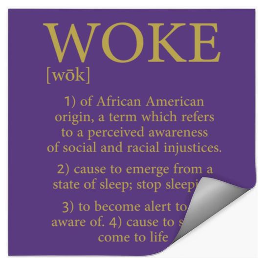 Woke Definition - Woke Definition - Stickers