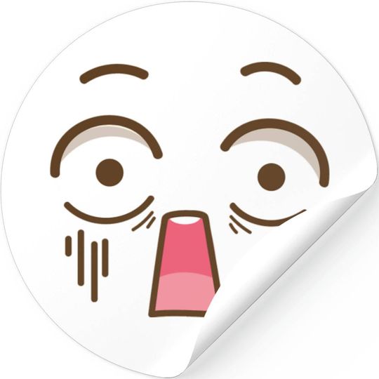 Showcking Emoji Scared Face Emoji Impudent Emoji Impertinent Emoji ...