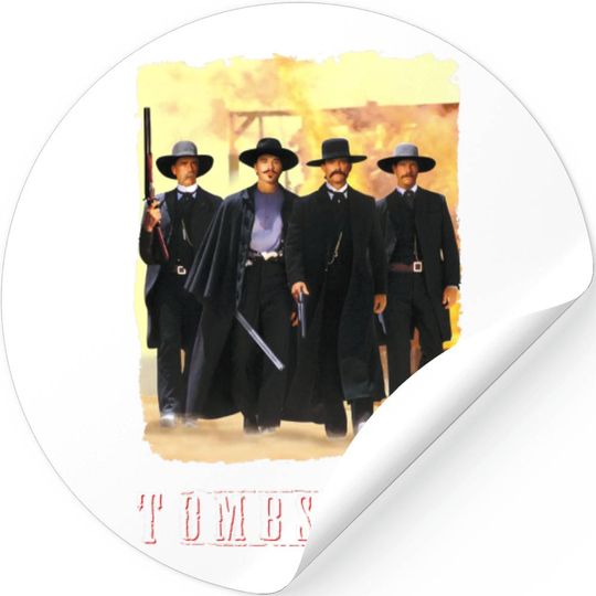 Tombstone Popular 90s Movie Fan Stickers, Tombstone Popular 90s Movie Fan