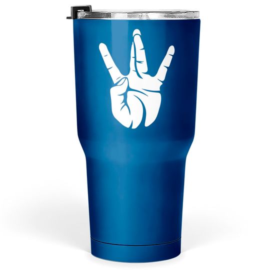 Hip Hop Symbol Westside Hand Sign Gangster Rapmusic Tumblers 30 Oz