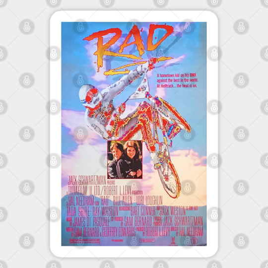 RAD Movie Poster! - Rad - Sticker