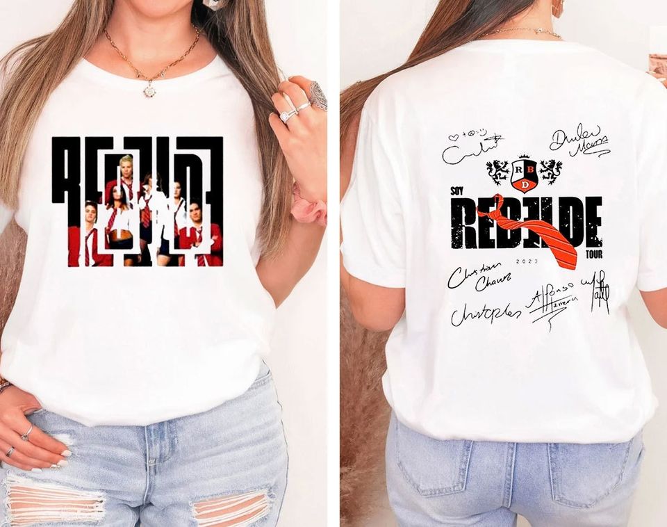 Besame Sin Miedo RBD Soy Rebelde Tour 2023 Shirt, Generacion Rebelde ...