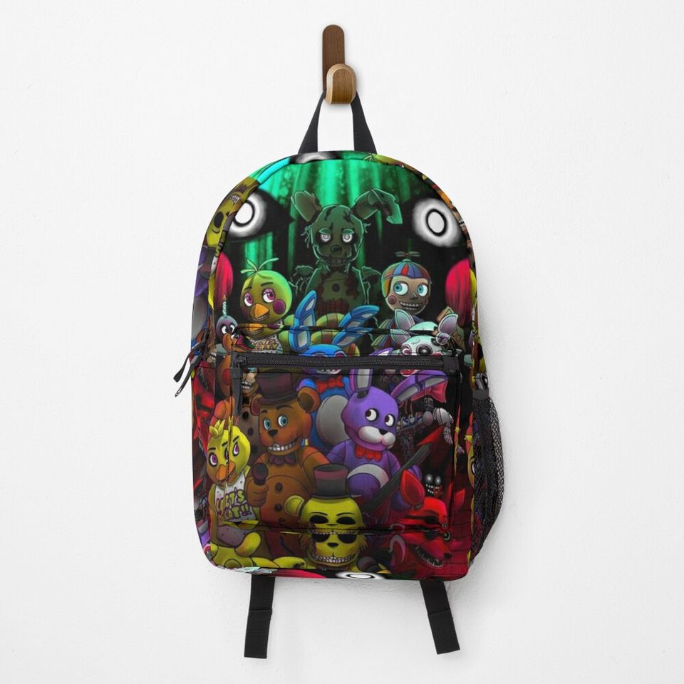 FNaF-all Togheter Backpack Designed & Sold By Dreamy Cindee
