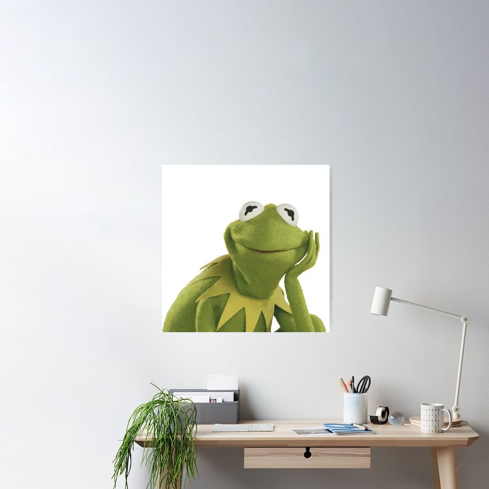 Kermit la grenouille Poster개구리 커밋 포스터 판매 중 Baljinder Kour | SKU 3661 ...