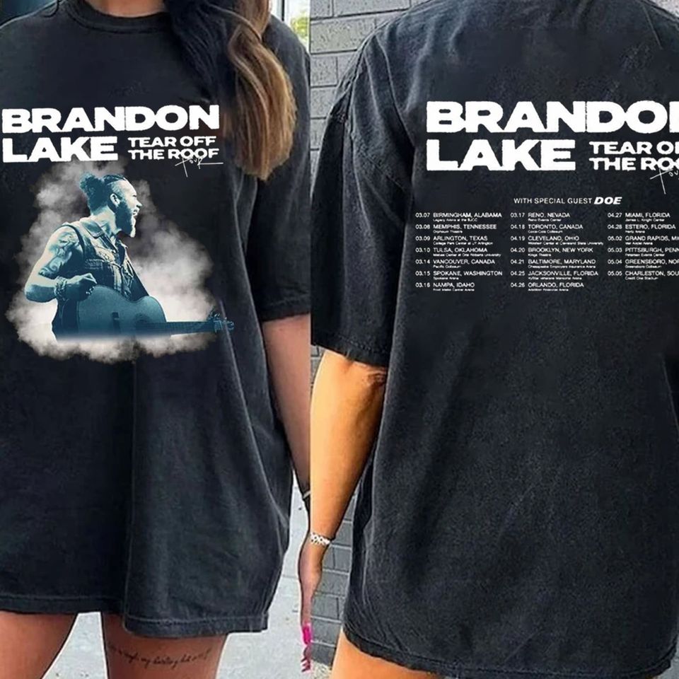 Camisa Brandon Lake Tour 2024, Camisa Brandon Lake Concert 2024 vendido ...