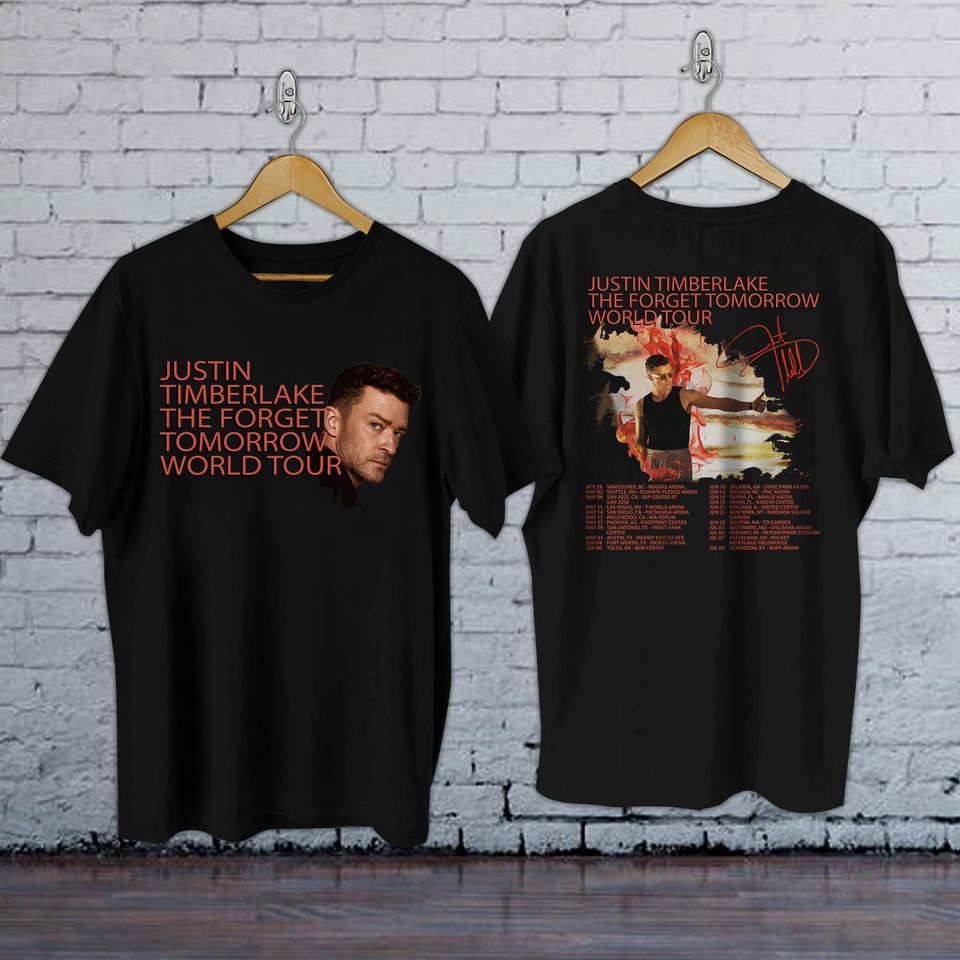 Camisa Justin Timberlake Tour 2024, Camisa Justin Concert vendido por ...