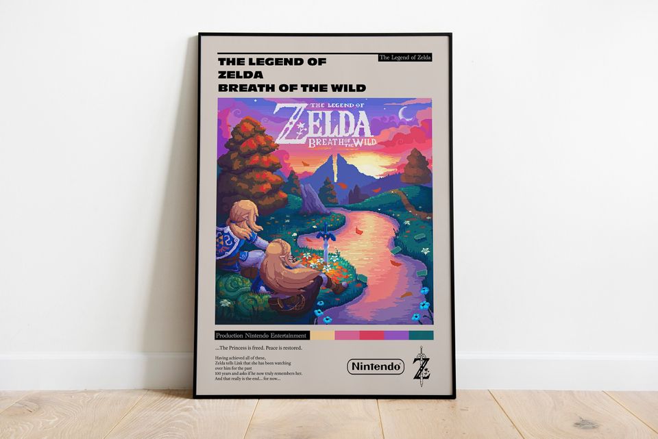 The Legend Of Zelda : Breath Of The Wild Poster Designed & Sold By ...