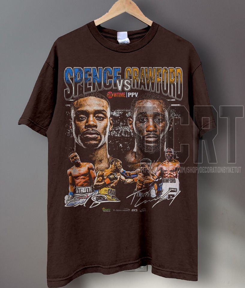 Errol Spence Jr. Vs. Terence Crawford Unisex T-shirt Designed & Sold By ...