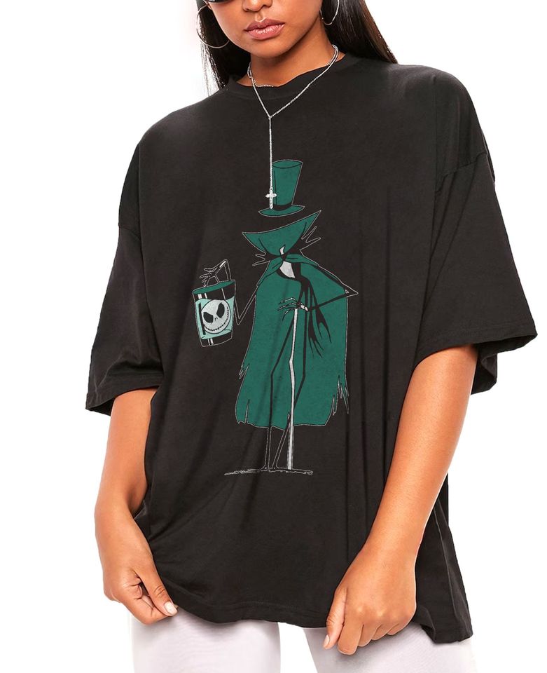 Jack Skellington Costume Hatbox Ghost Shirt / The Haunted Mansion Tee / Nightmare Before ...