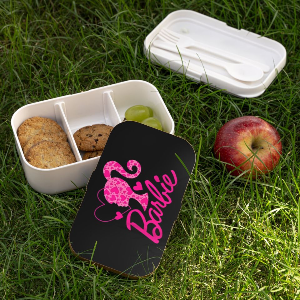 Barbie Lets Go Party Bento Lunch Box Designed & Sold By Opposite Cattleman