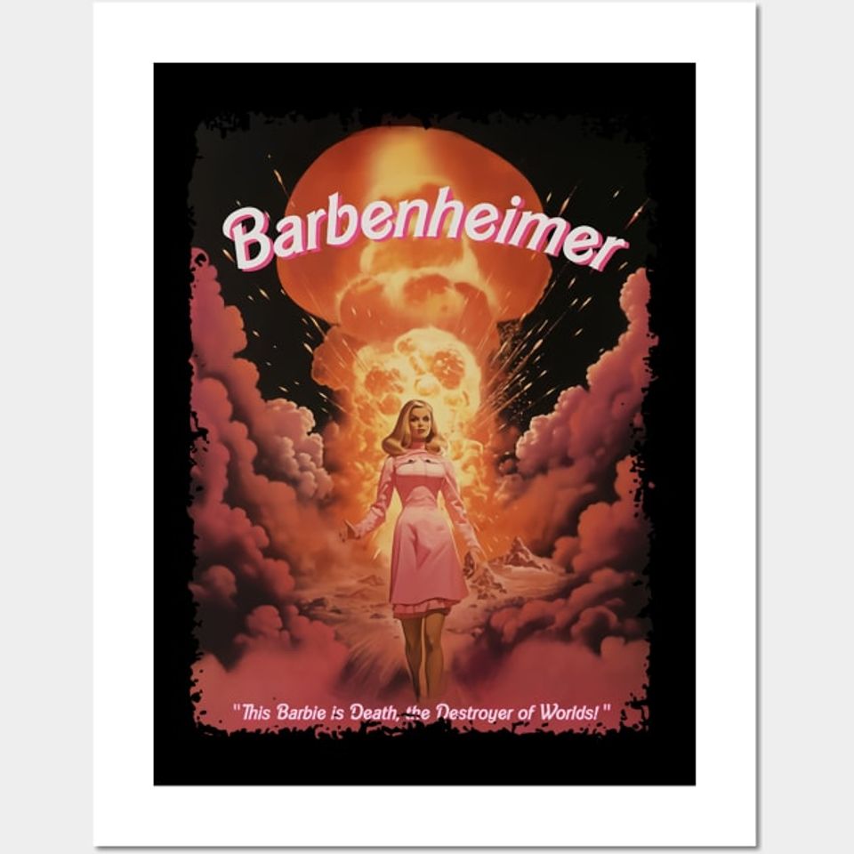 Barbie Oppenheimer - Barbenheimer - Posters And Art Prints Designed ...