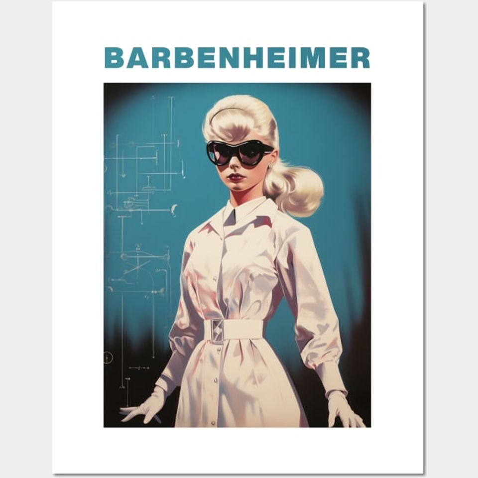 BARBENHEIMER | Barbie X Oppenheimer 2023 - Barbie Oppenheimer - Posters ...