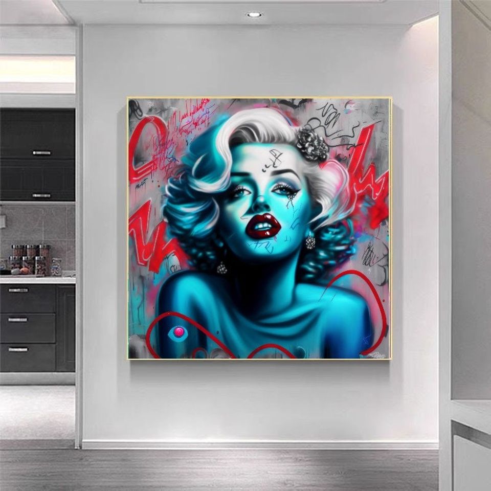 대형 압연 유명 배우 마릴린 먼로 판매 중 Ceci Erlich | SKU 4742 | Printerval